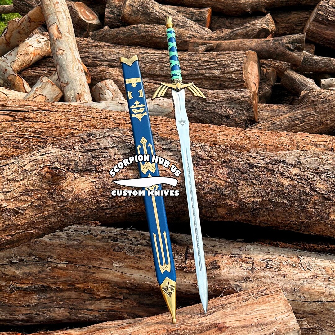 Legend of ZELDA Sword Skyward Link Master Swords With Scabbard and Wall ...