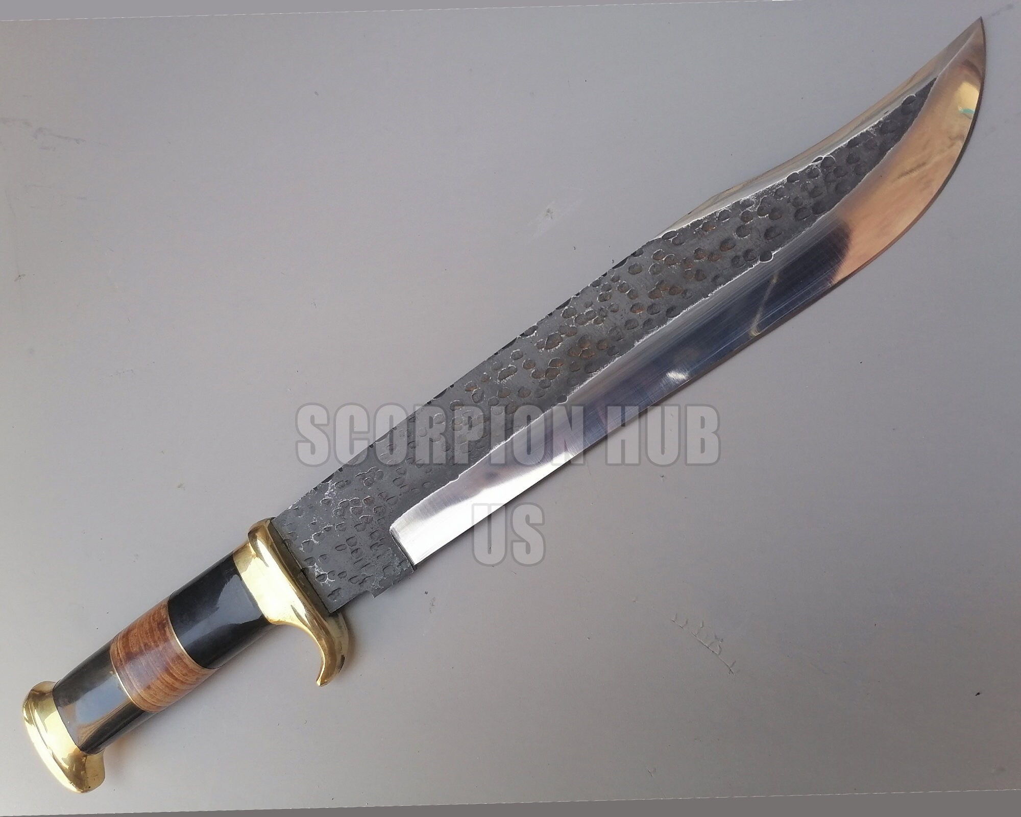 Handmade Crocodile Dundee Bowie Knife / Leather Sheath - Etsy