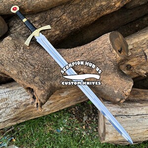 Throne of Glass Replica Sword | Goldryn Sword | Steel Blade Brass Guard ...