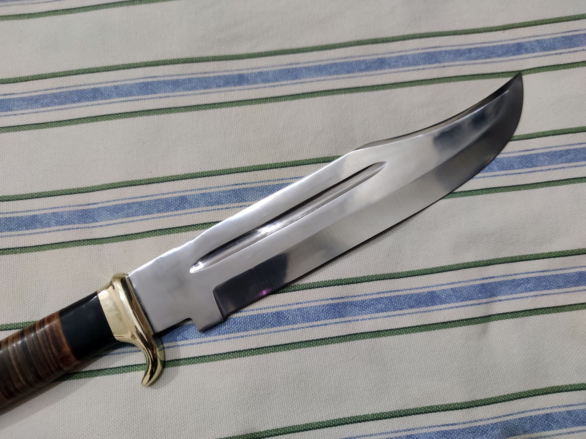 18-Inch Bowie Knife Hand Forged Stainless Steel Fixed Blade | Etsy