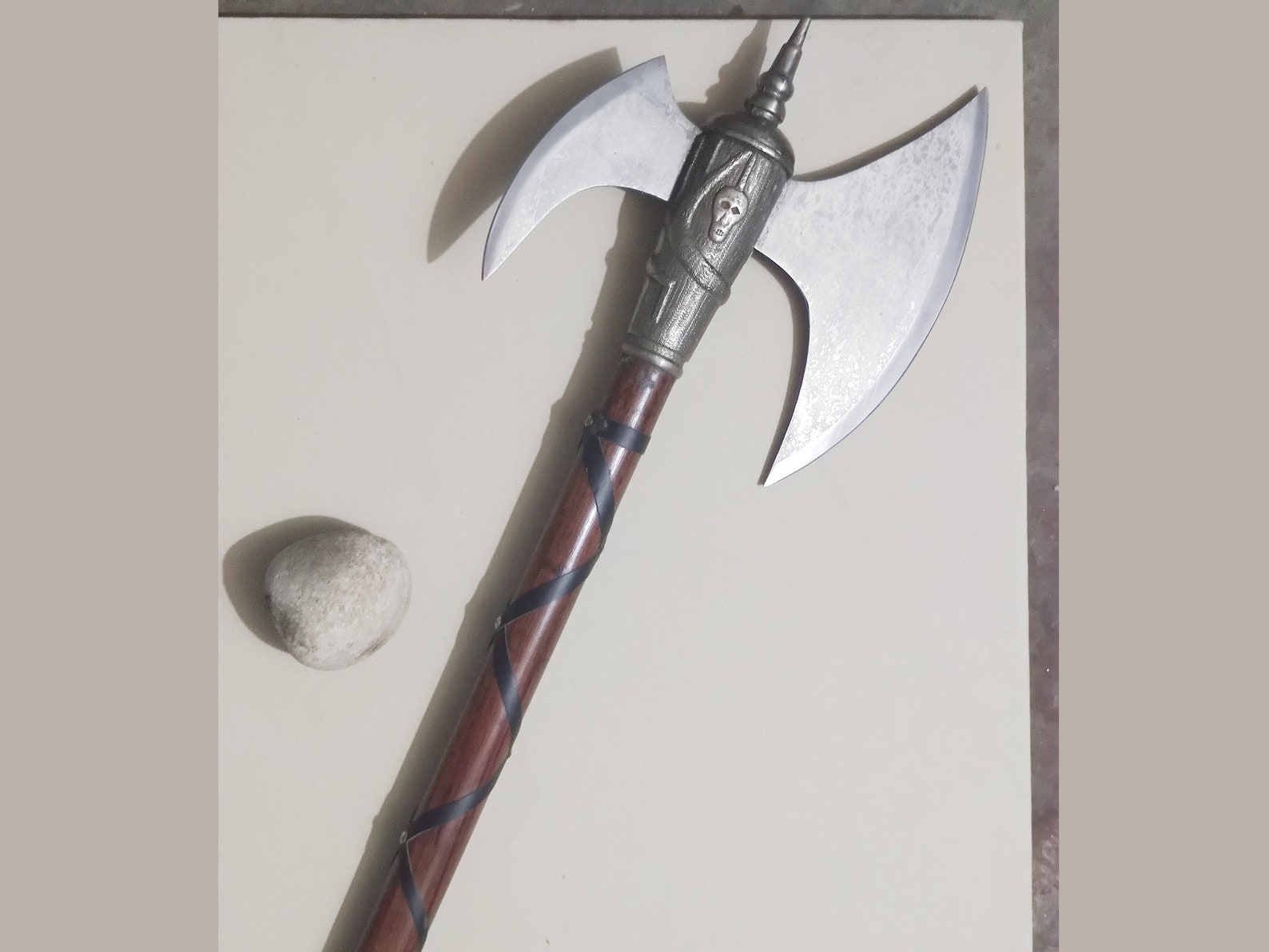 33-Inch Custom Handmade Hand Forged Axe D2 Steel Axe Hunting | Etsy