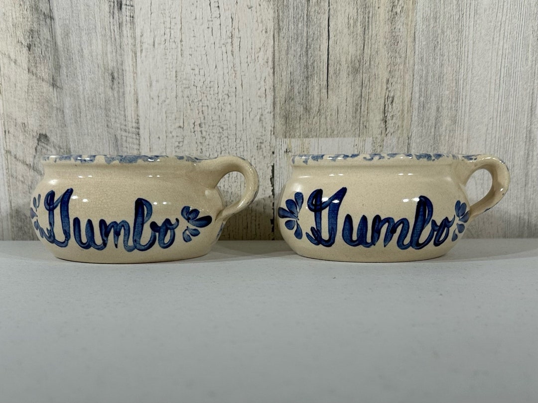 Ellis Prod Pottery Set of 2 Vintage Gumbo Bowls Marshall Texas Made in ...