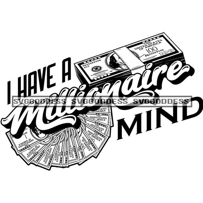 Man With Money Stack Svg - Etsy