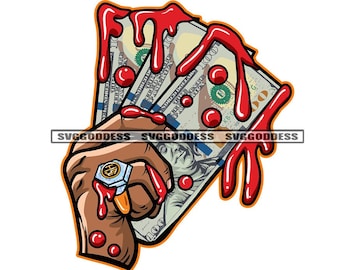 Money Dripping Svg - Etsy