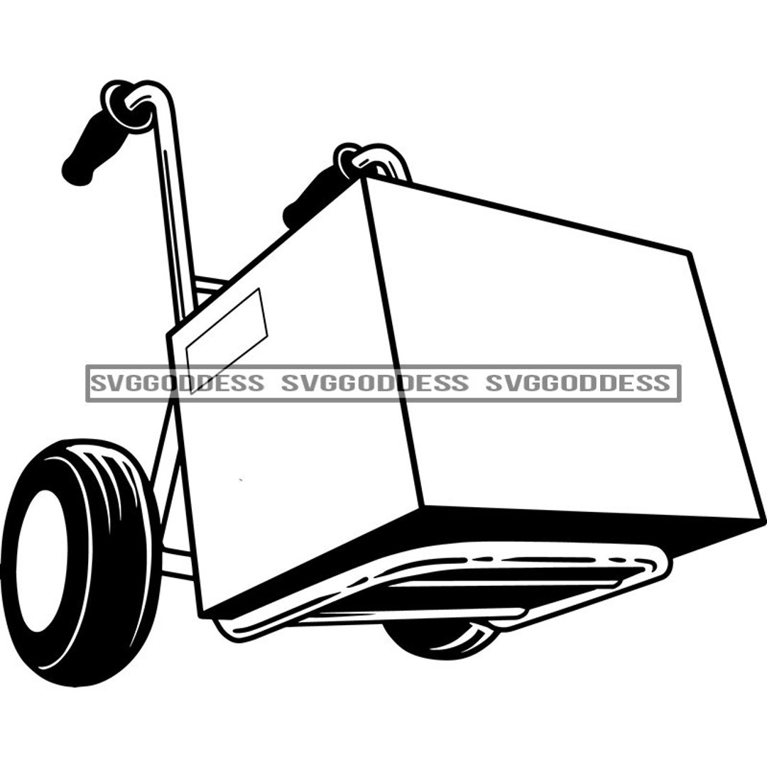 Moving Cart Dolly Box Cargo Carrier Delivery Lift Move Cardboard ...