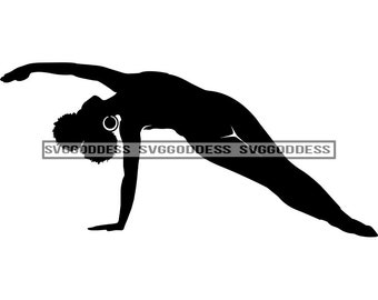 Yoga Pose Cut Out - Etsy