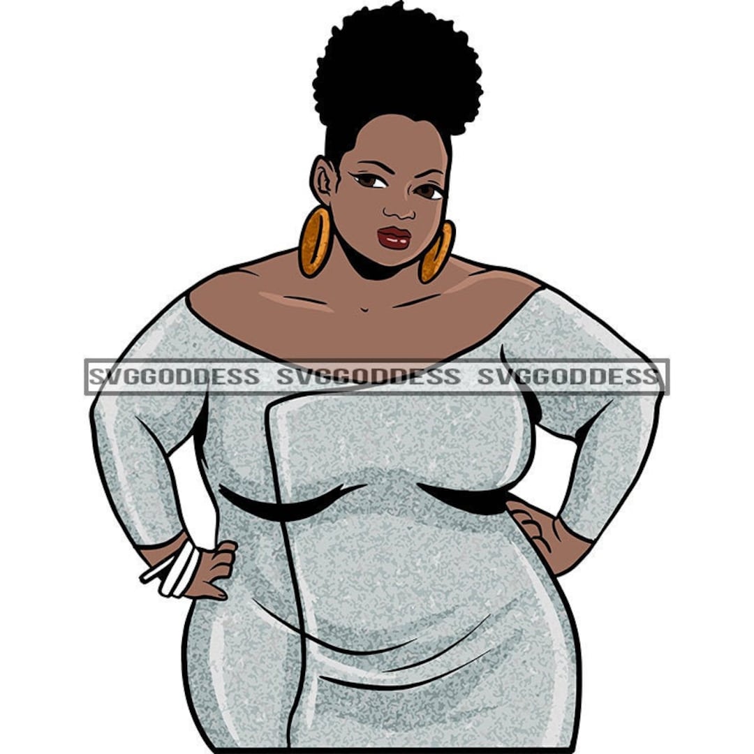 Afro Woman Beautiful Plus Size Bodacious Big Breast Earrings - Etsy