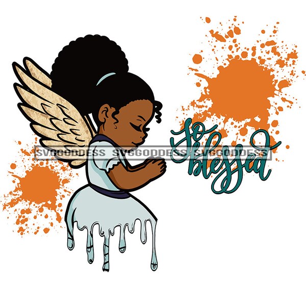 Black Baby Angel Png - Etsy
