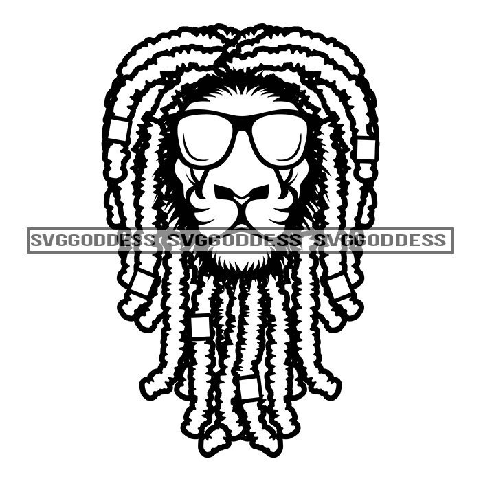 Lion With Dreadlocks Drawings