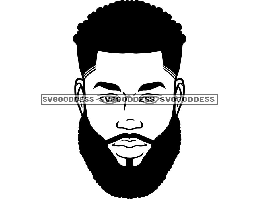 Full Beard Silhouette
