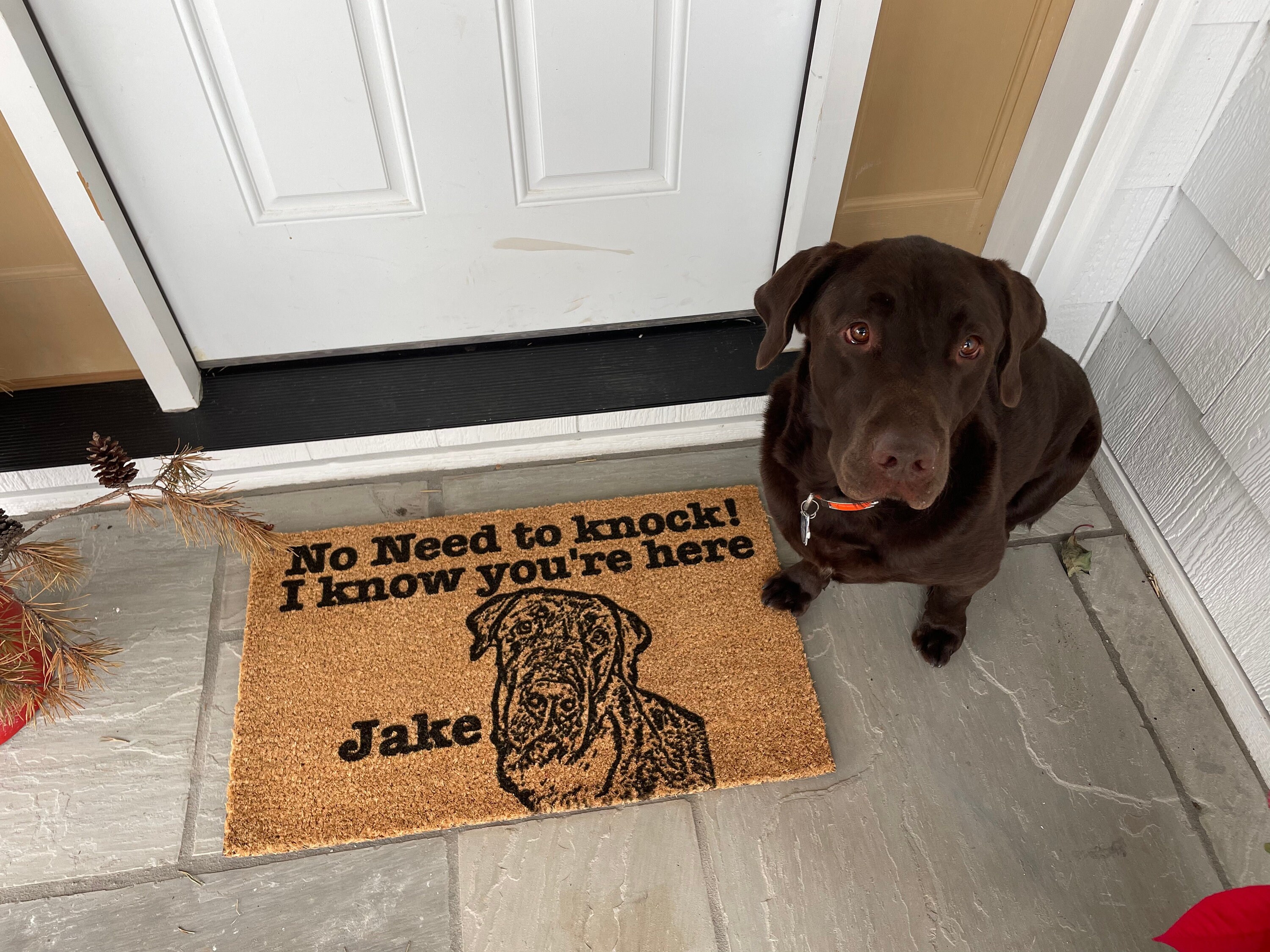 Some People Just Need A Pat on the Back Funny Doormat | Etsy