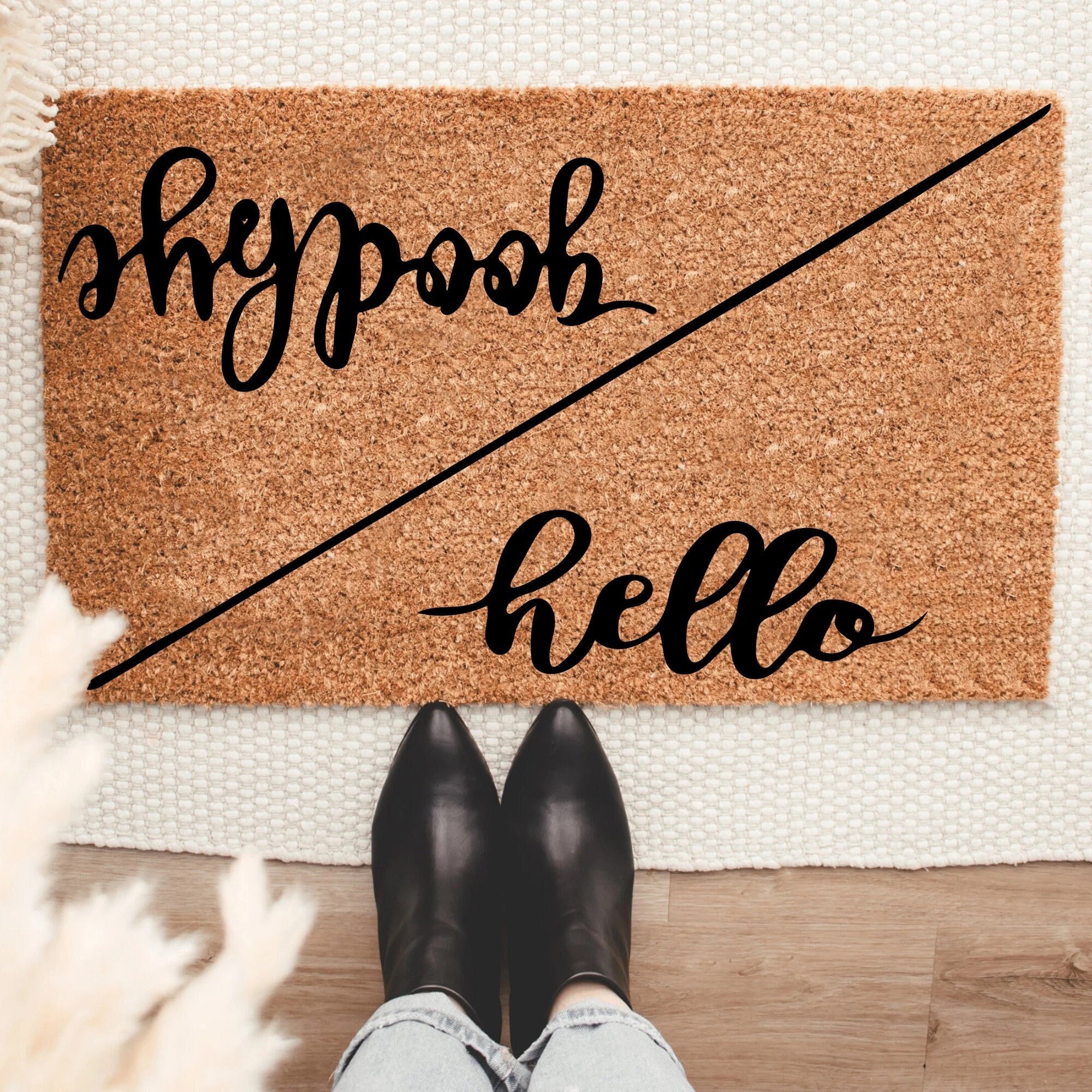 Welcome Goodbye Doormat
