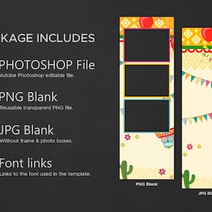 Fiesta Photo Booth Template, Mexican Fiesta Photo Booth Template ...