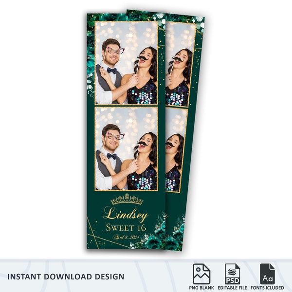 Quinceanera Salsa Booth Overlays - Etsy