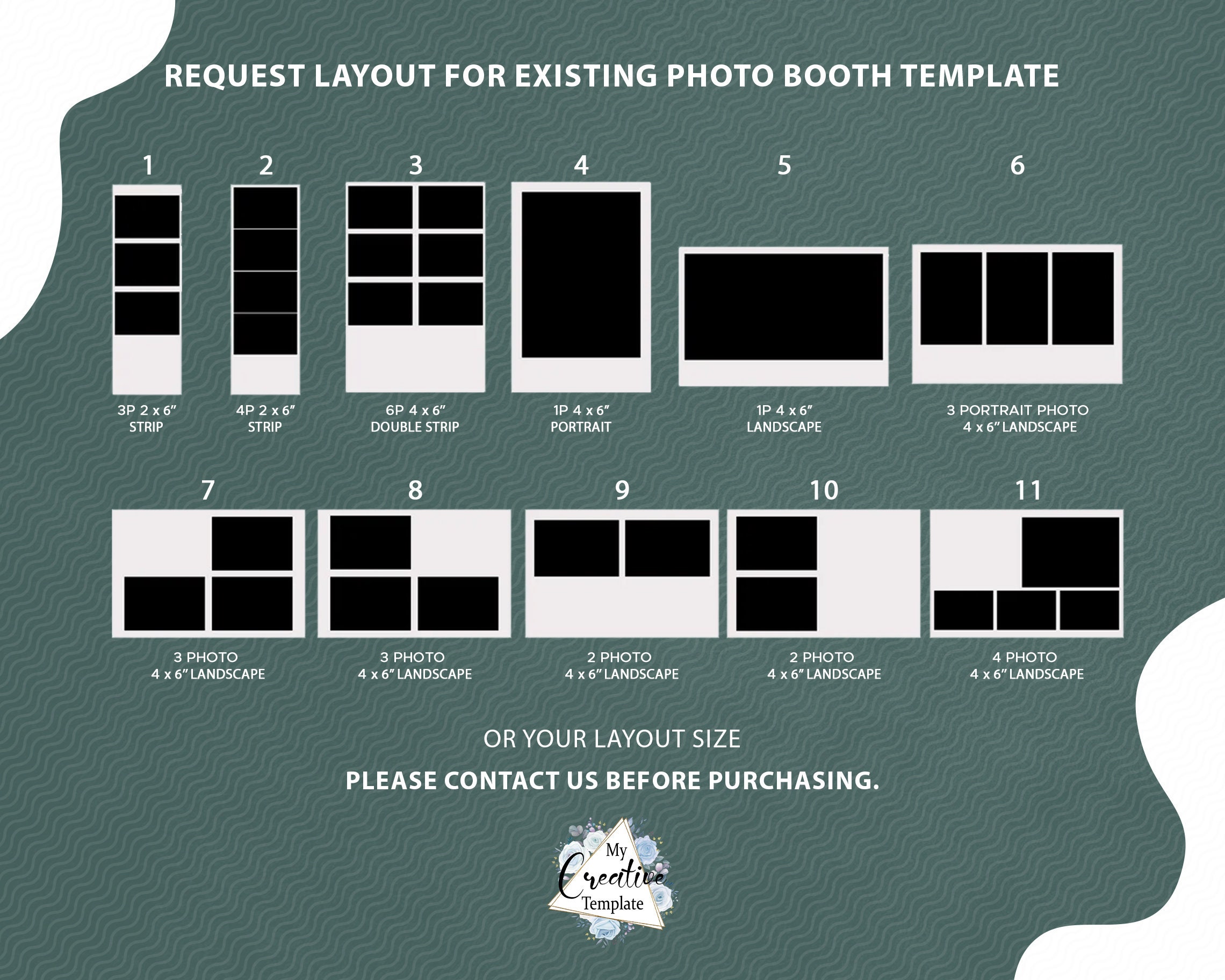Request Layout for Existing Photo Booth Template Digital - Etsy