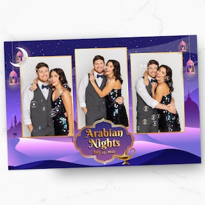 Arabian Nights Photo Booth Template | Photobooth Overlay | Sweet 16 ...
