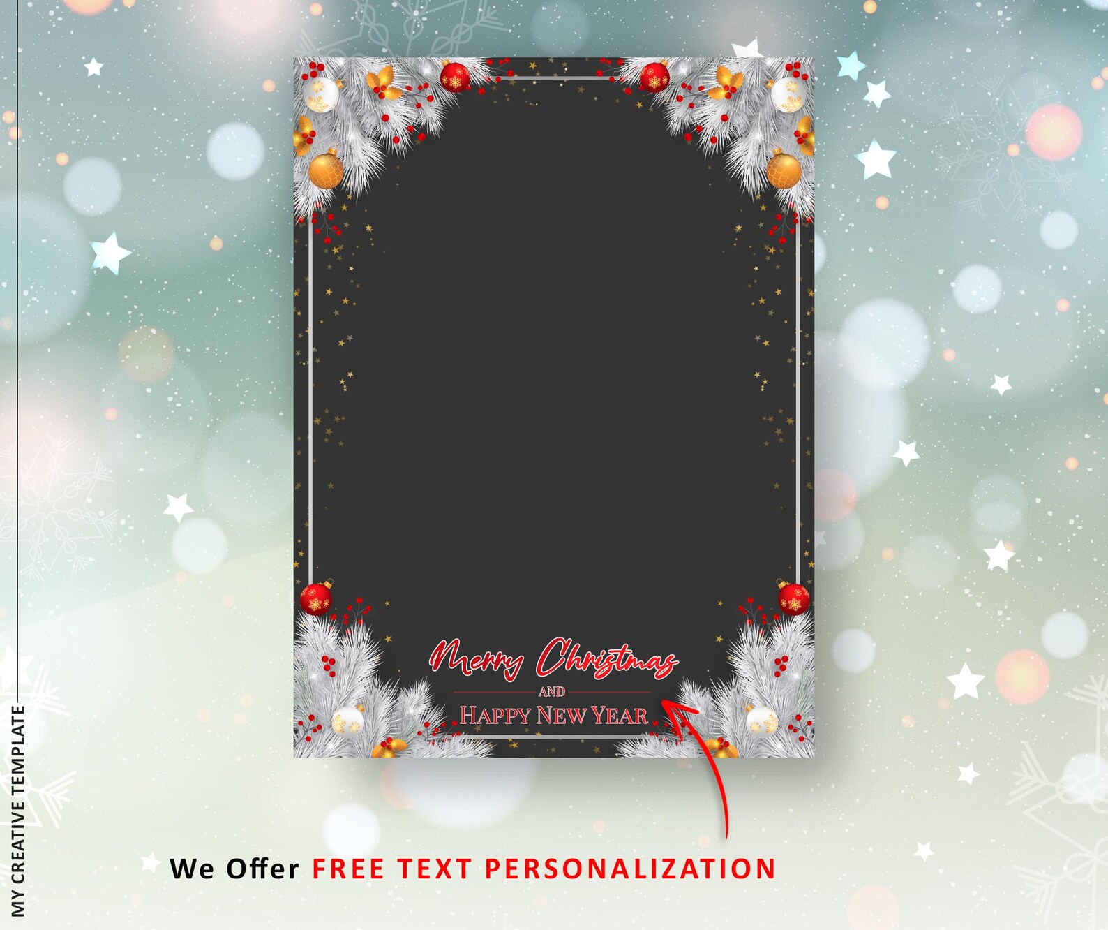 Touchpix Christmas 360 Overlay | 360 Booth Overlay | 360 Christmas ...