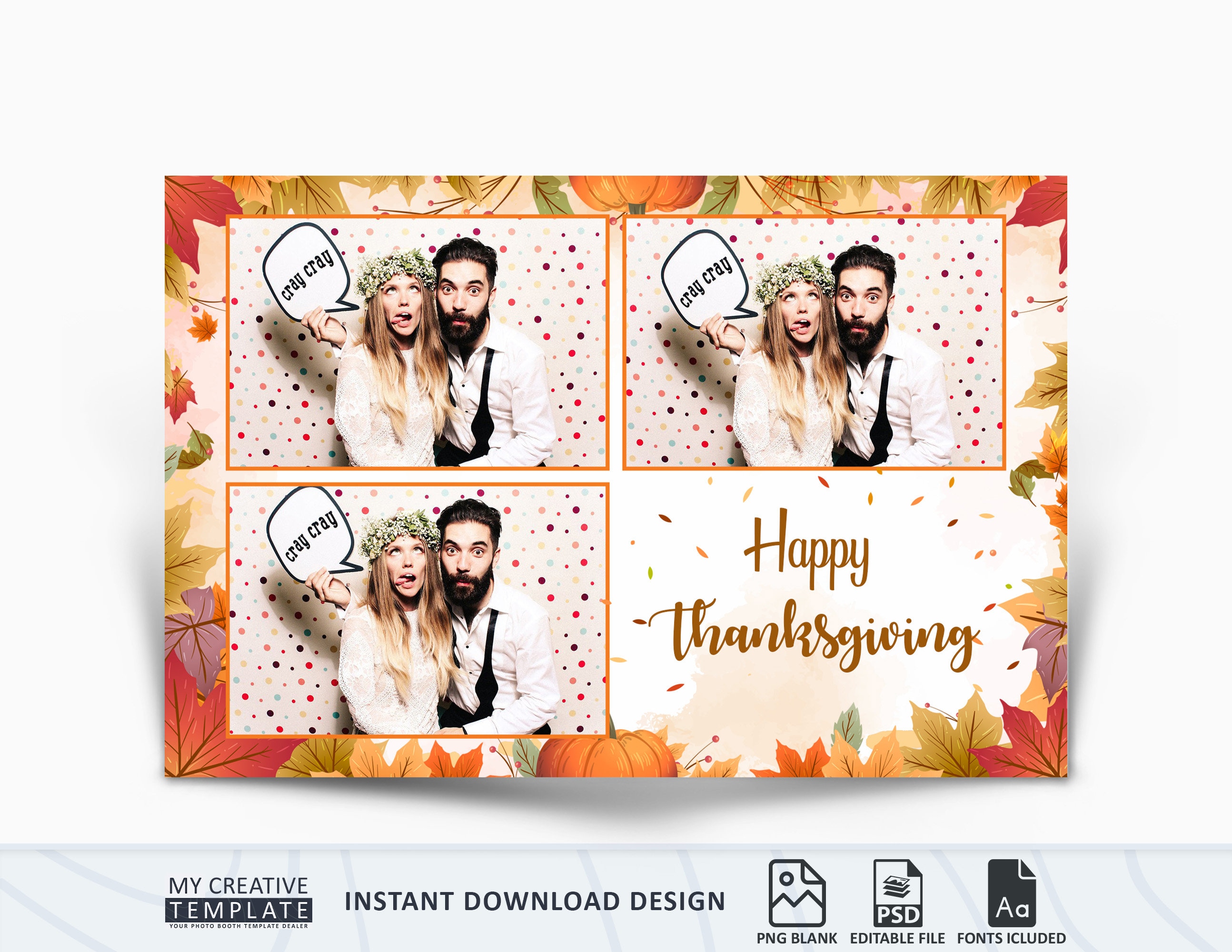 Thanksgiving Photo Props Templates Thanksgiving Photo Booth Template