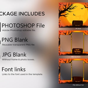 Halloween Photo Booth Template, Photo Booth Template, Zombie Photo ...
