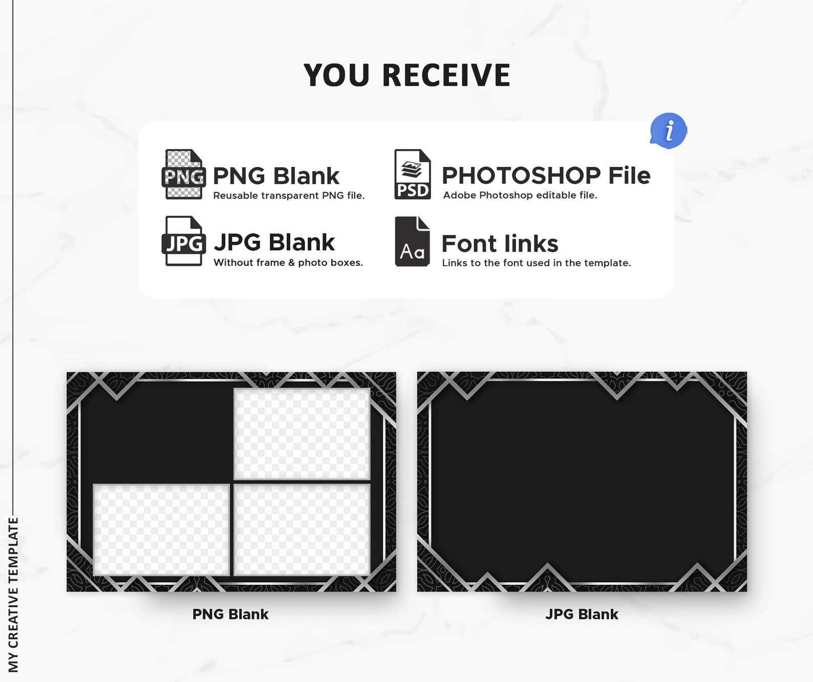 Photobooth Template, Birthday Photo Booth Template, Birthday Photo ...