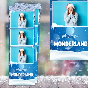Winter Wonderland Photo Booth Template Photo Booth Template - Etsy