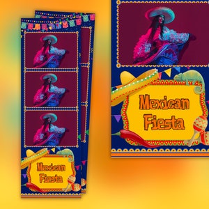 Fiesta Photo Booth Template Mexican Fiesta Photo Booth - Etsy