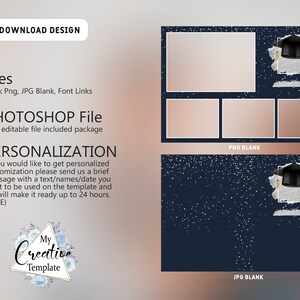 Photo Booth Template Graduation Class of Photobooth Template - Etsy