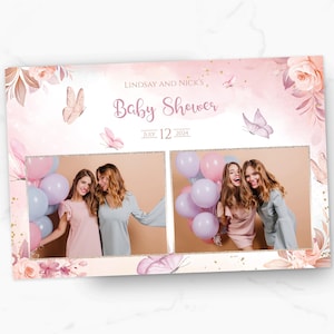 Baby Shower Photo Booth Template, Photo Booth Template, Birthday Photo ...
