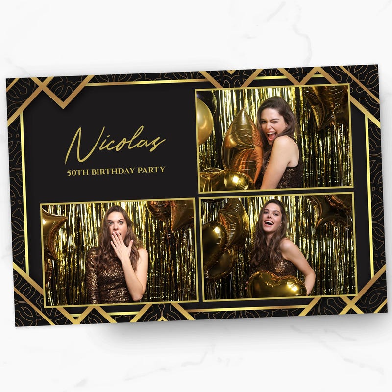 Luxury Photo Booth Template - Etsy