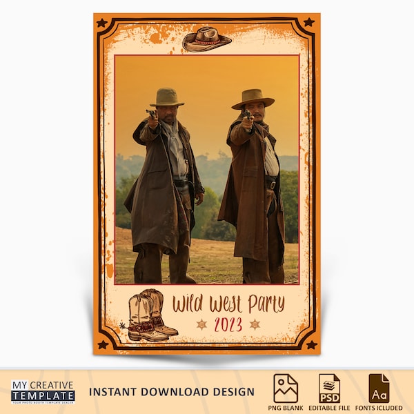 Cowboy Photo Booth - Etsy