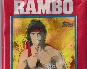 Rambo Trading Cards - Etsy