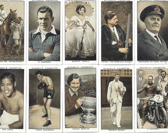 A Gallery of 1935. Notable and Famous People. Modern Reprint of ...