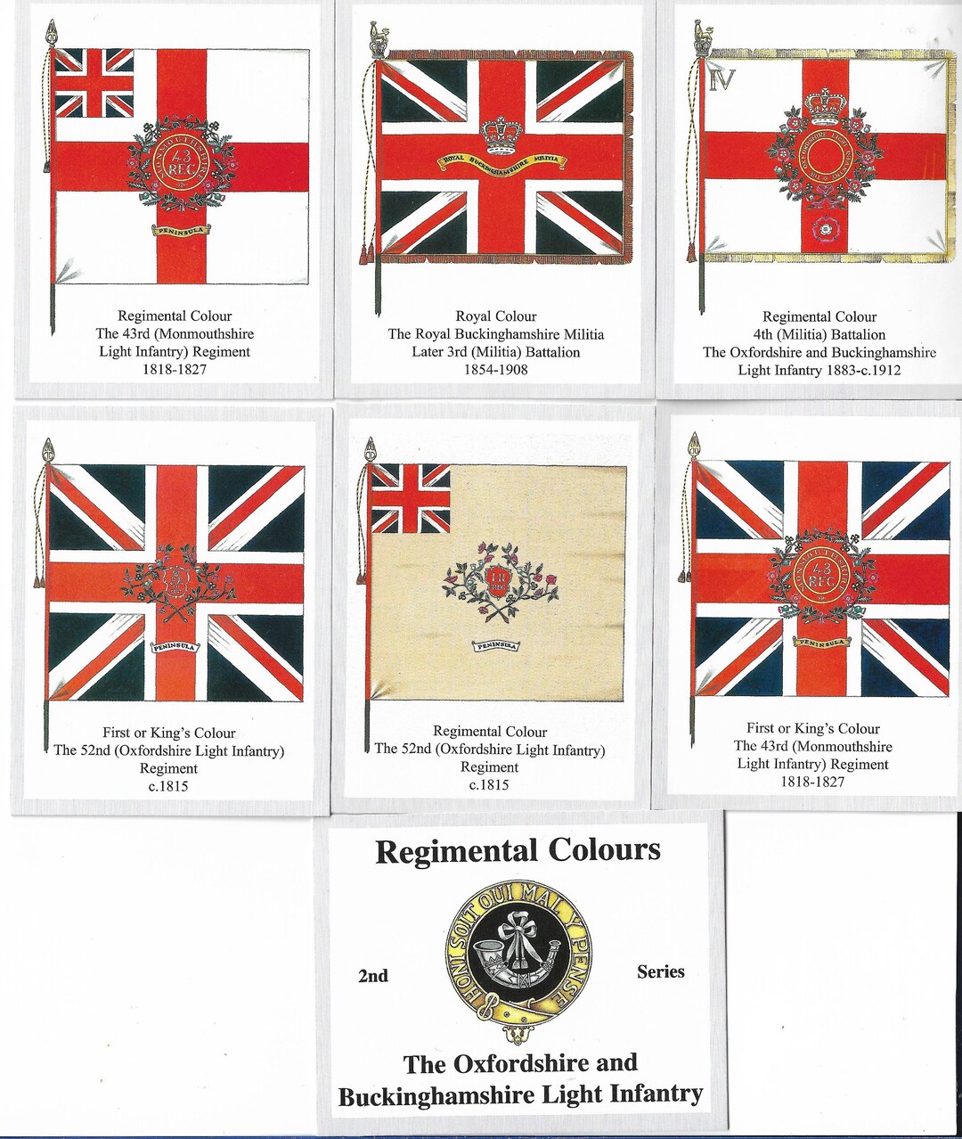 Regimental Colours of Oxfordshire and Buckinghamshire Light Infantry ...