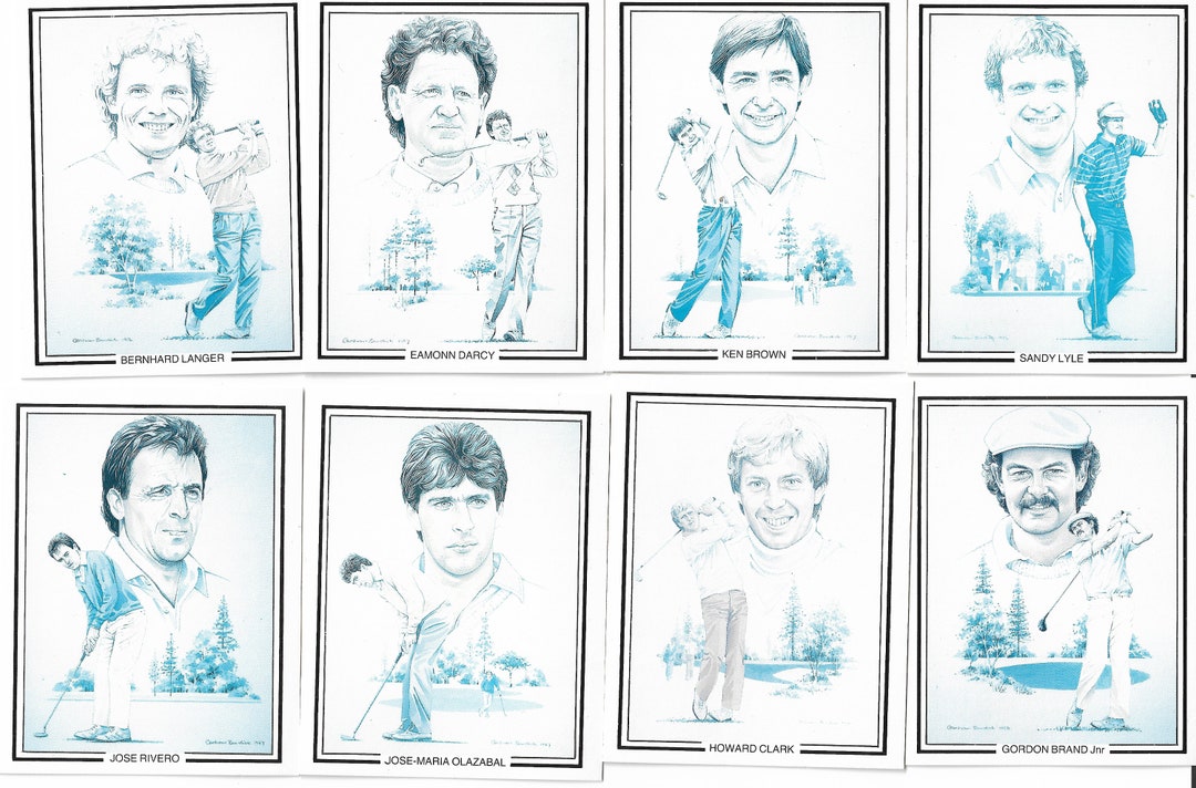 Ryder Cup Winners - Complete Set of 15 Sports Cards Issued by Birchgrey ...