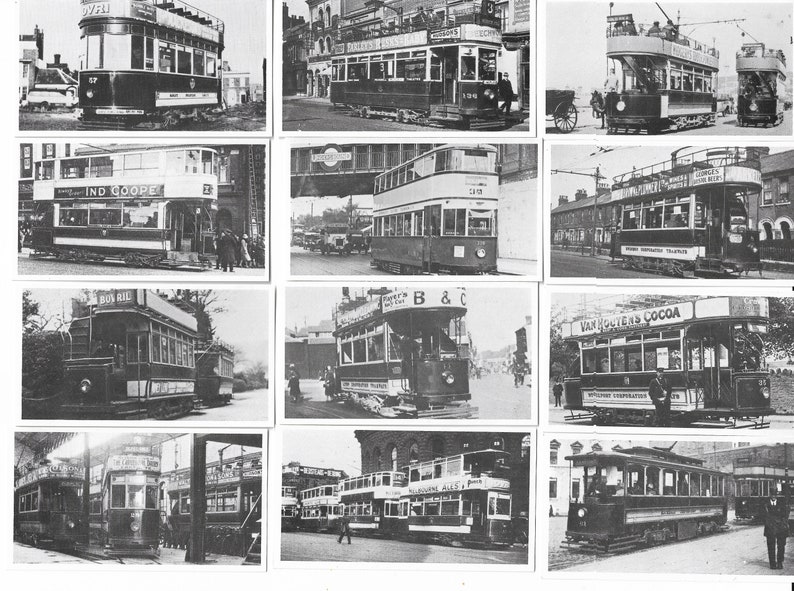 Tramway Scenes Complete Set of 20 Trade Cards Issued by - Etsy