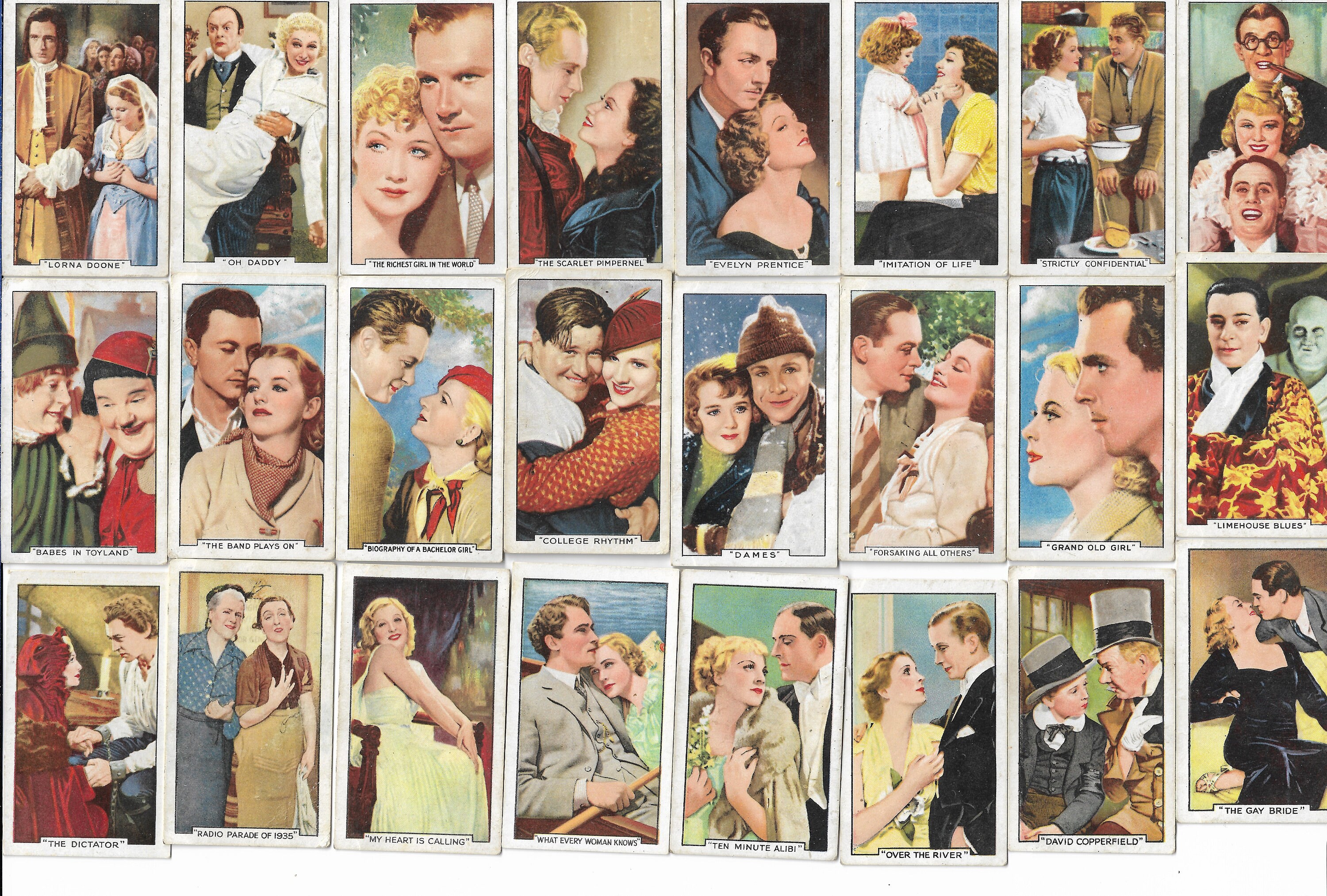 48 Vintage Cigarette Cards Famous Film Scenes. 1935. Full - Etsy