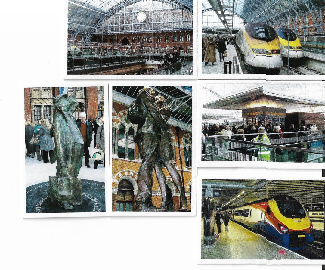 St Pancras International - Complete Set of 6 Trade Cards Issued by ...