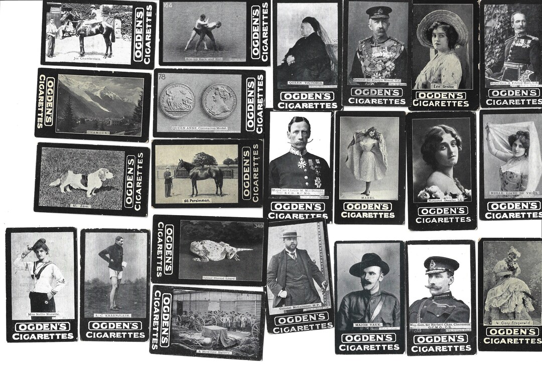 39 C.1901 Notable & Famous People Cigarette Cards. Rookie Cards ...