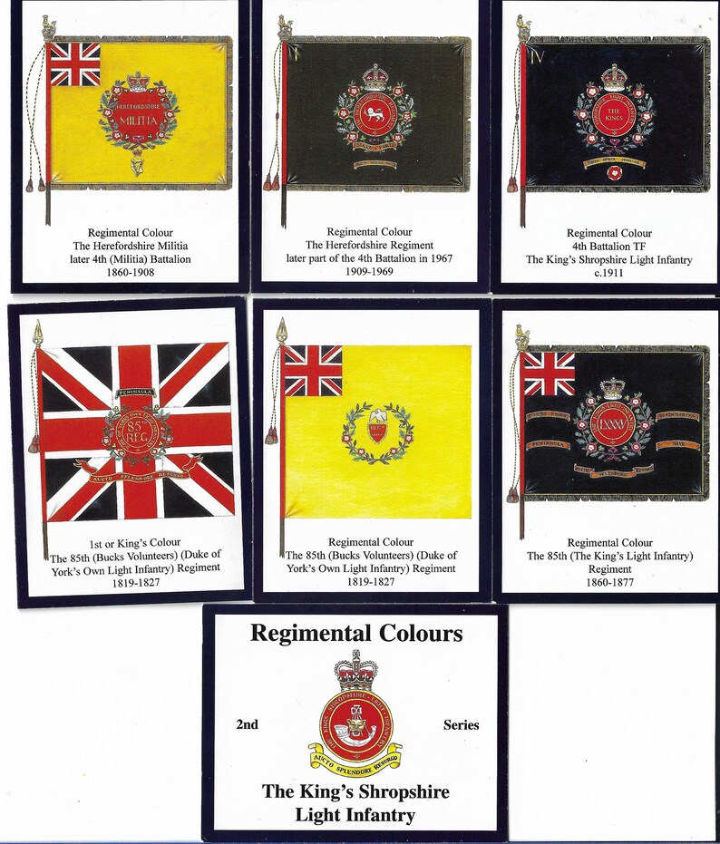 Regimental Colours of the King's Shropshire Light Infantry (2nd Series ...