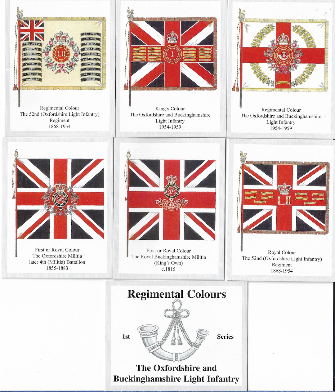 Regimental Colours of Oxfordshire and Buckinghamshire Light Infantry ...