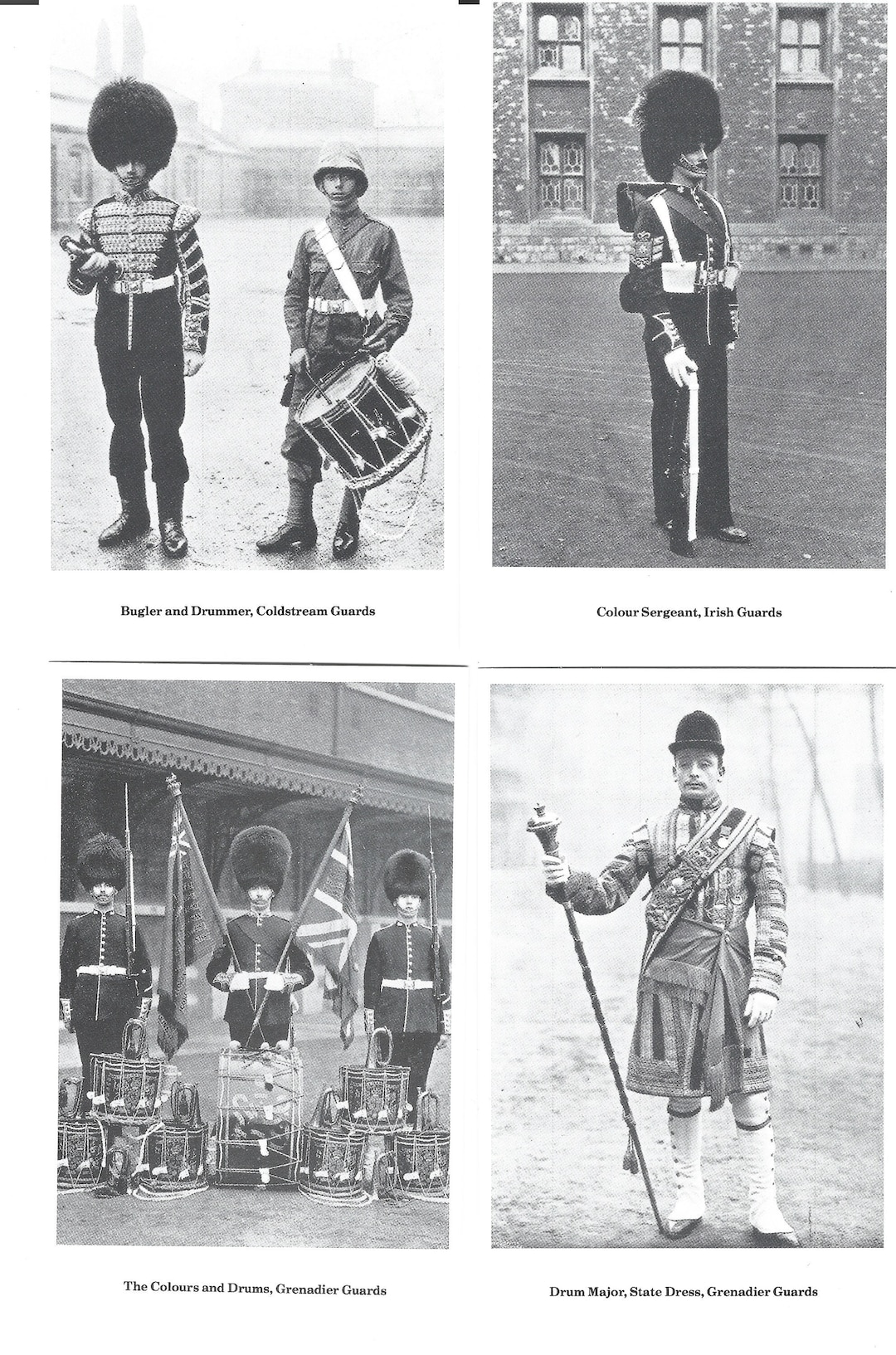 British Army Foot Guards Postcard Set. 6 Postcards. Military Uniforms ...