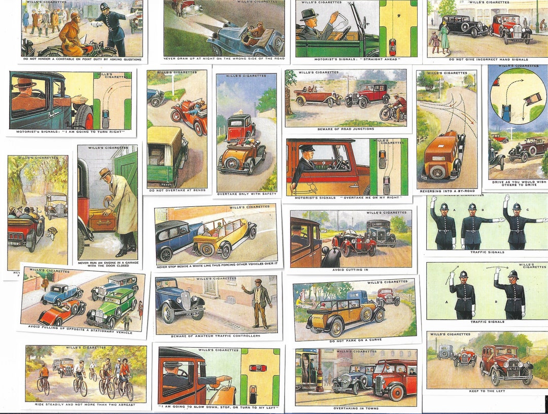 Safety First. Modern Reprint of Original 1935 Full Set of 50 Wills ...