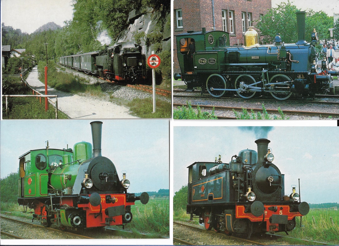 Dutch Locomotives. Set of 4 Postcards. Trains Railways Locomotive ...