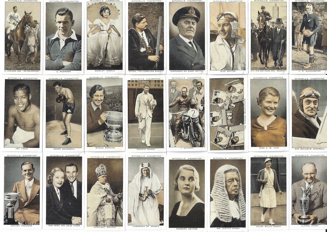 A Gallery of 1935. Notable and Famous People. Modern Reprint of ...