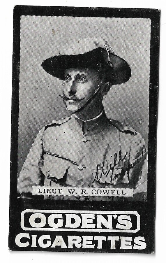 Antique 1901 William Ralph Cowell Trading Card. Non-sport - Etsy