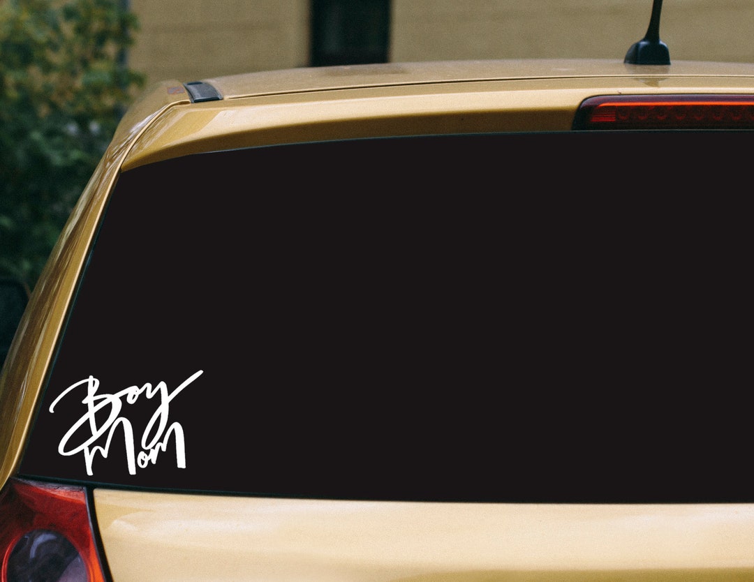 Boy Mom Vinyl Decal - Etsy
