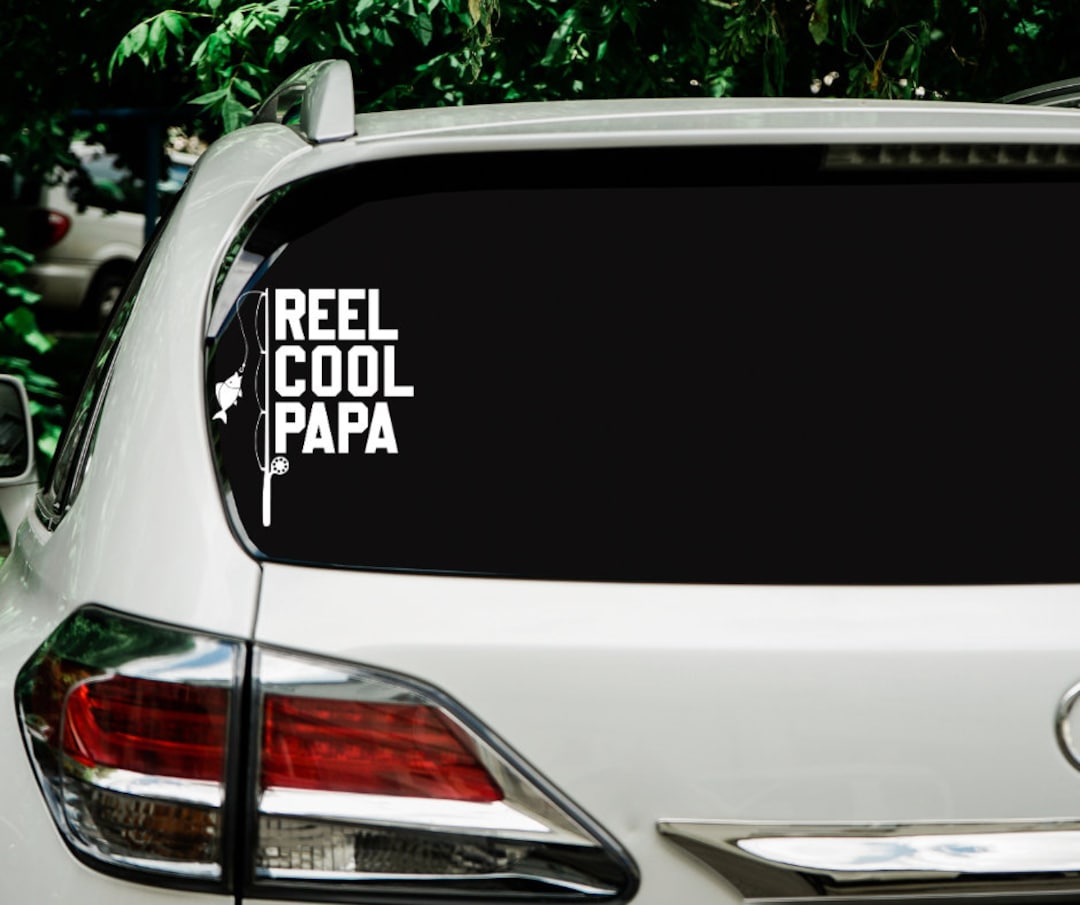 Reel Cool Papa Vinyl Decal - Etsy