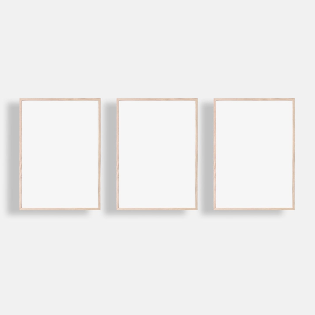 Three Vertical Frames Mock Up, Modern Mockup, Artwork Mockup ...