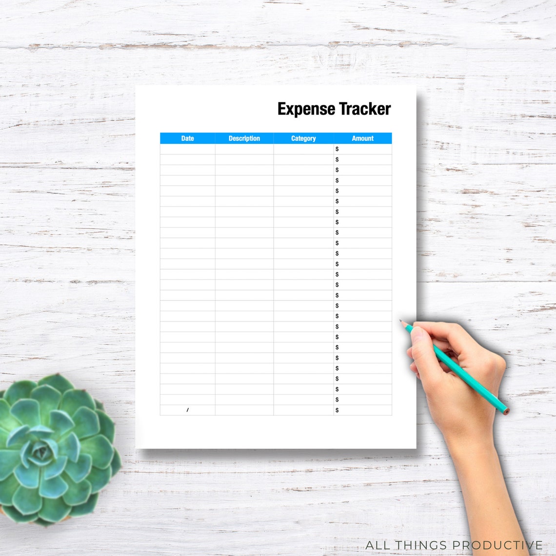 Expense Tracker, Budget Tracker, Budget Printable, Spending Tracker ...