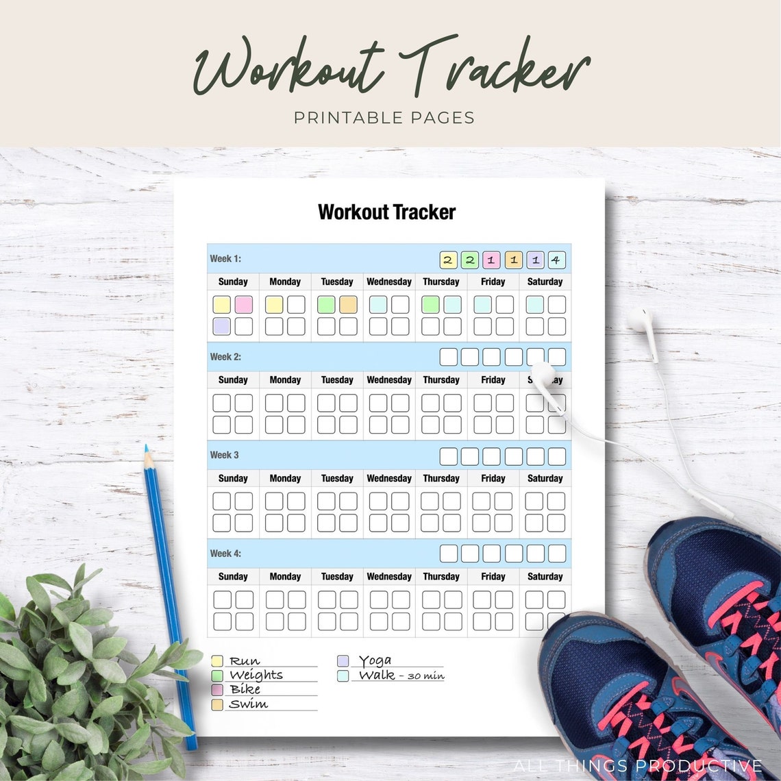 Fitness Tracker, Workout Tracker, Habit Tracker, Workout Planner ...